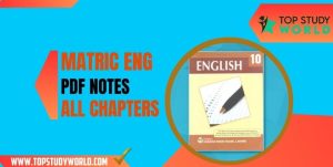 class 10 english notes FEDERAL & PUNJAB Board [FREE PDFs] - Top Study World